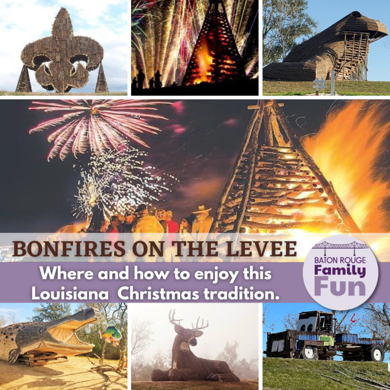 Bonfires on the Levee - A Louisiana Christmas Eve Tradition